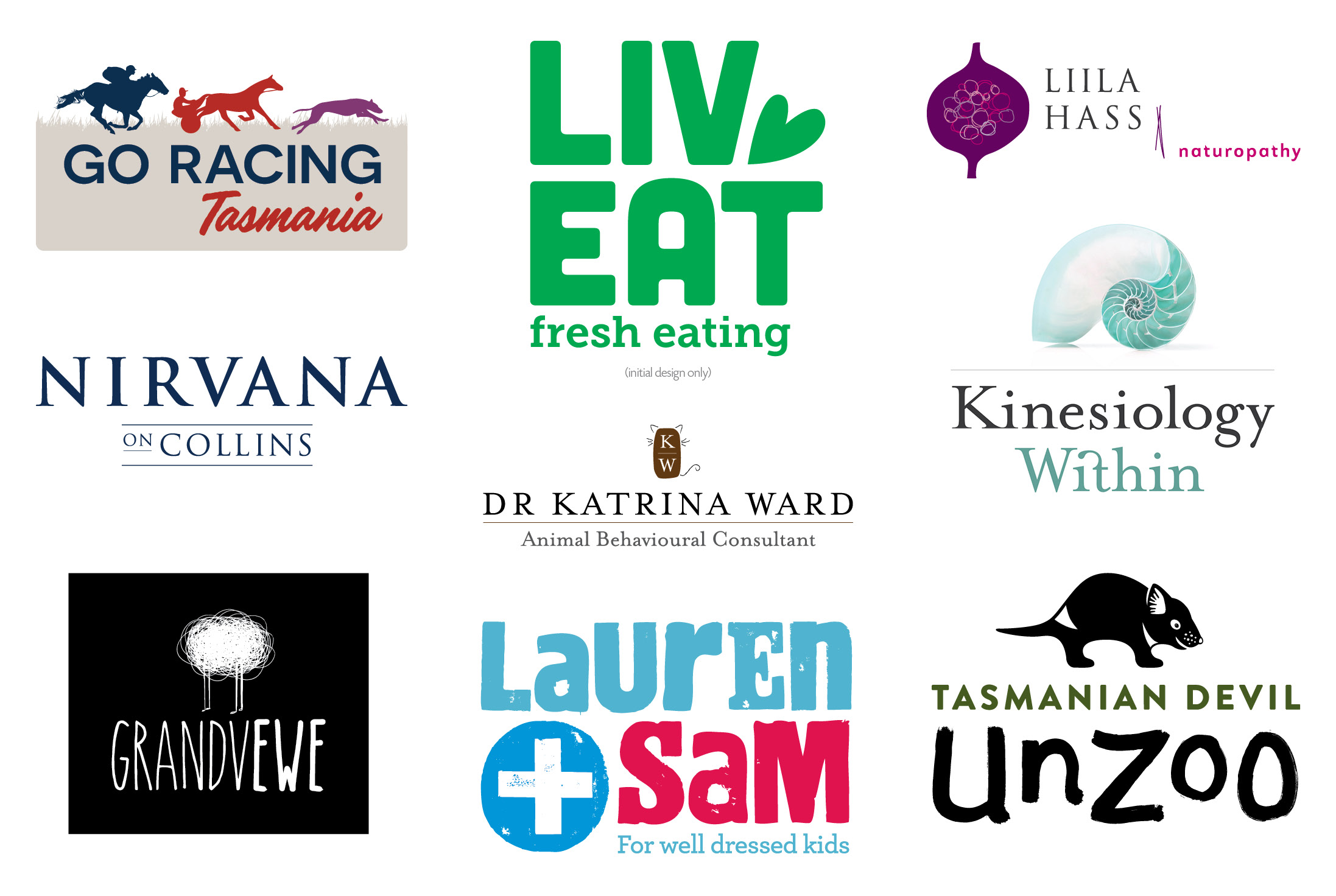 Logo Lookbook | Logo design | Cathy McAuliffe Design, Hobart Tasmania