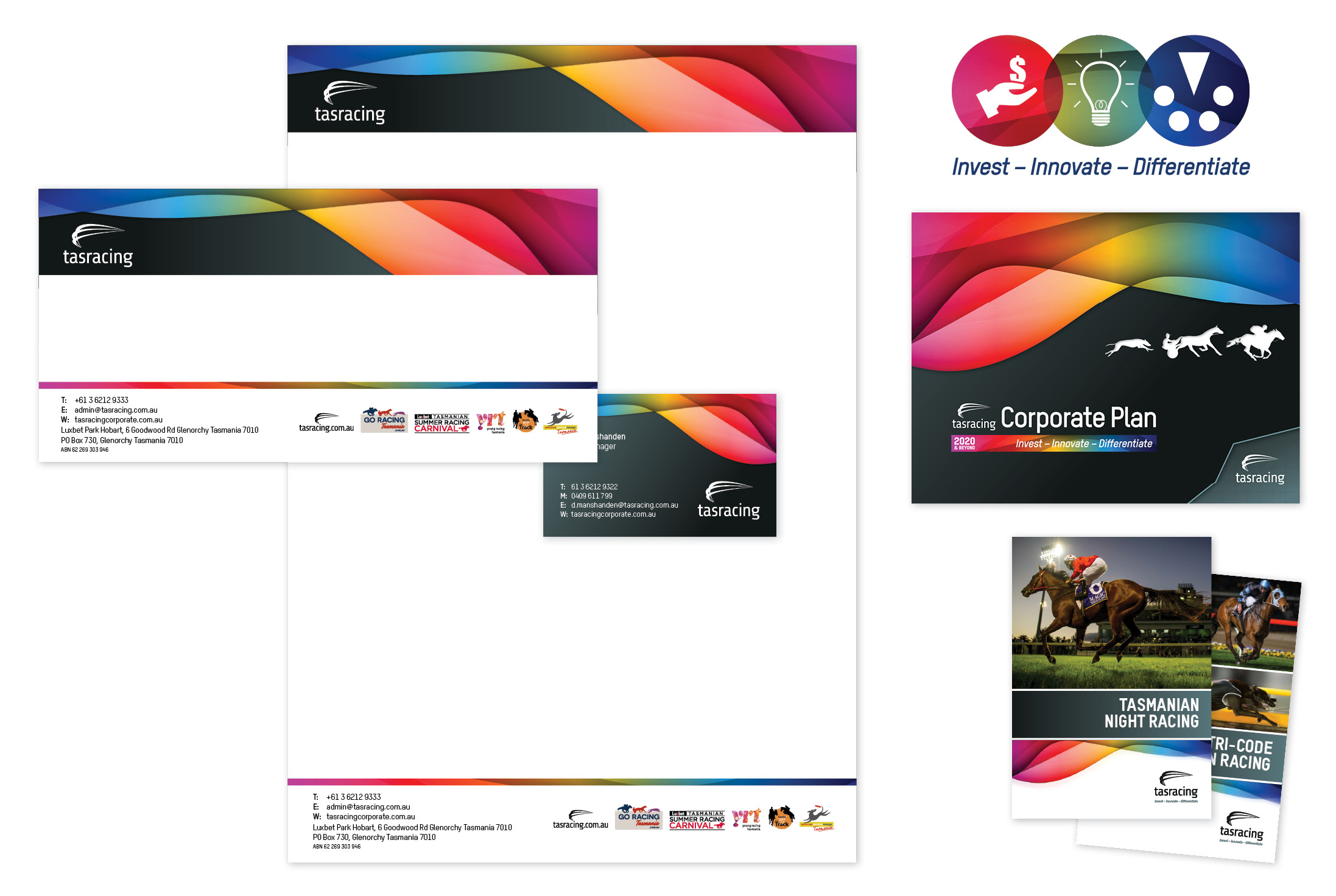 Tasracing | Corporate design | BYA Architects, Hobart Tasmania